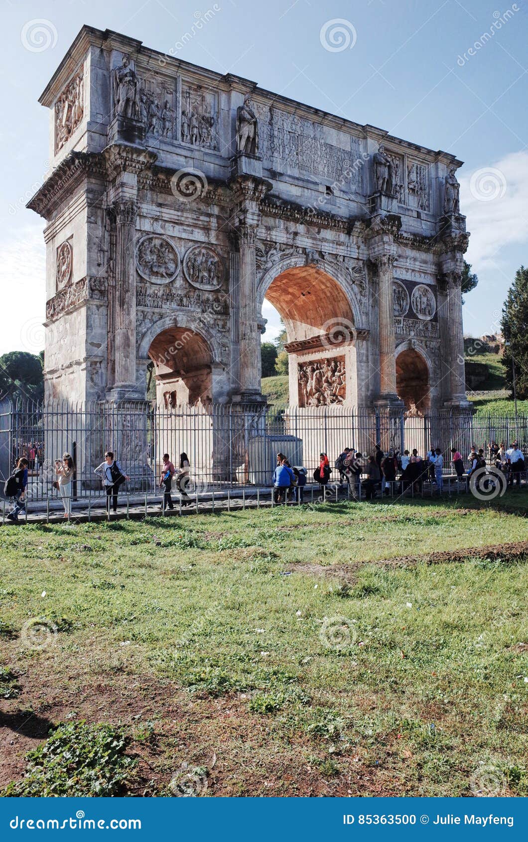 The Arch of Constantine Arco De Constantino Editorial Image - Image of ...