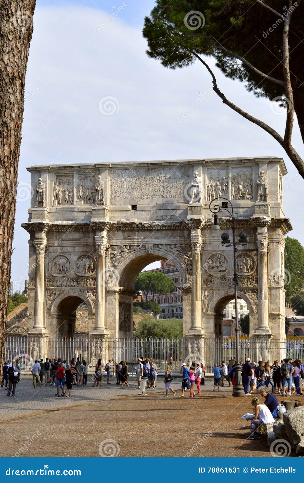Arch of Constantine in Rome Editorial Photo - Image of imperial ...
