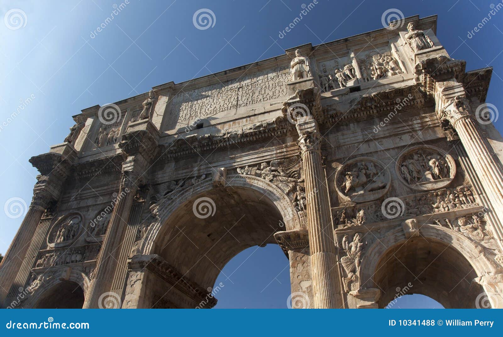 Arch of Constantine Rome Italy Stock Photo - Image of historic ...