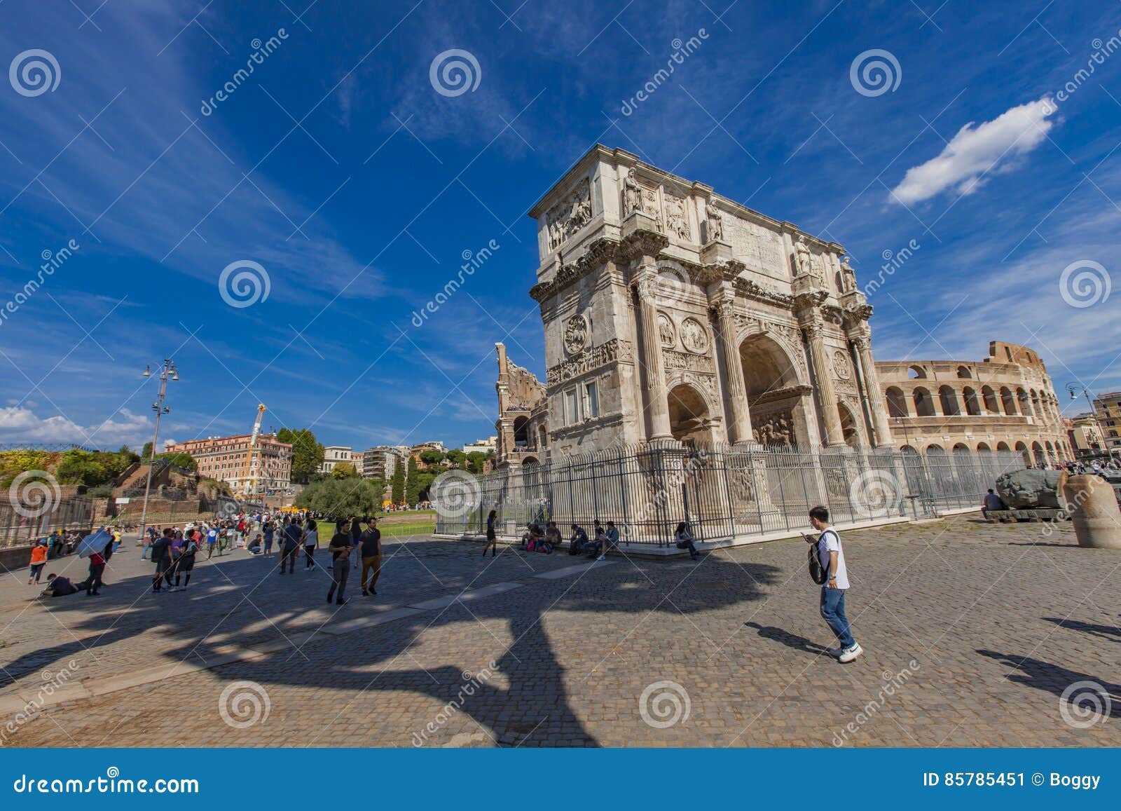 Arch of Constantine in Rome Editorial Photo - Image of arch, roman ...