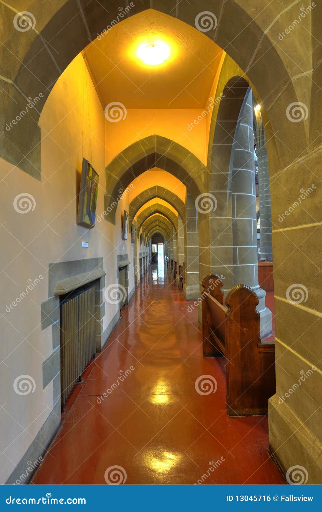 Arch and corridor stock photo. Image of worship, canadian - 13045716