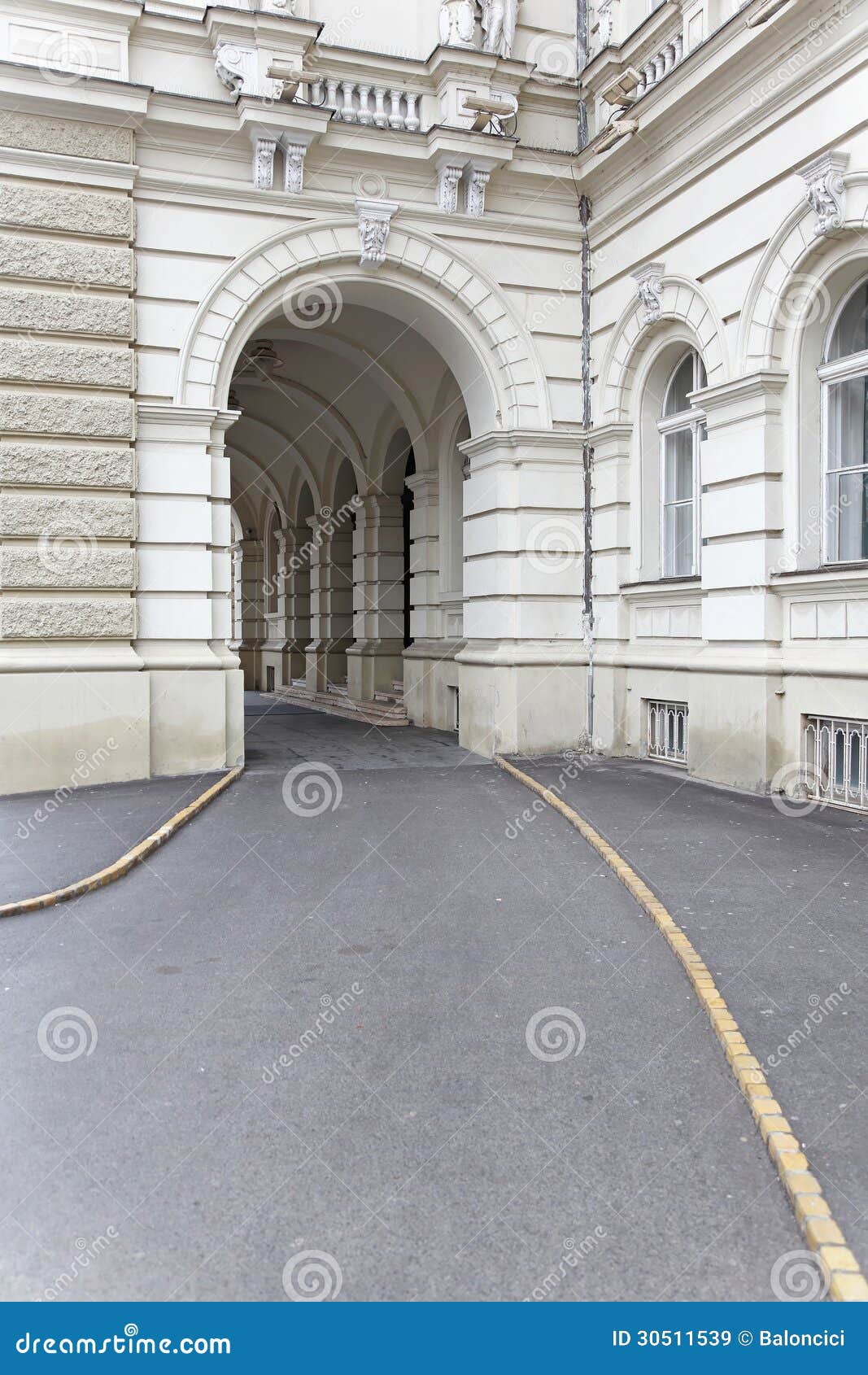 Arch entrance stock image. Image of access, stone, arch - 30511539