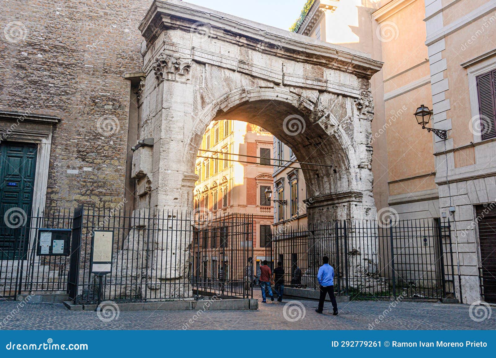 Arch of Gallienus, or Esquiline Gate, in Rome Editorial Photo - Image ...