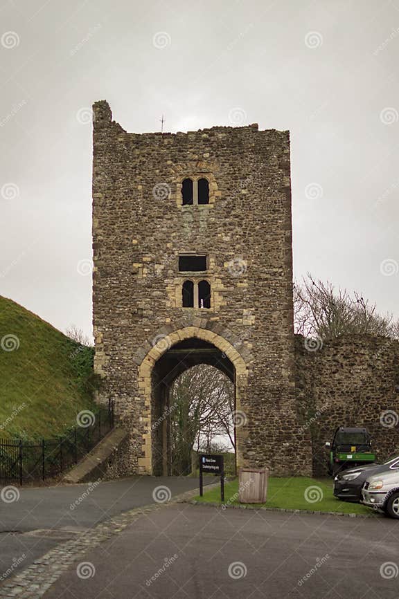 The Arch and the Gate at Dover Castle Stock Photo - Image of kingdom ...
