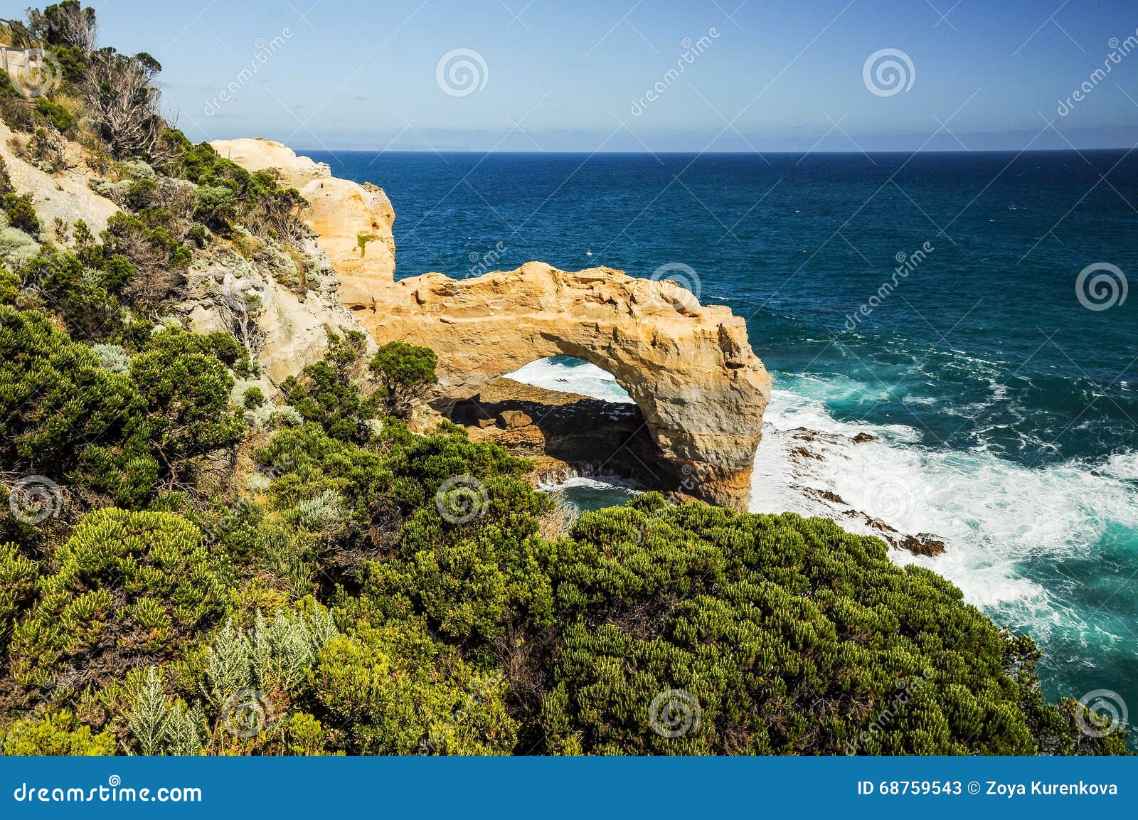 Arch stock image. Image of point, bright, ocean, arch - 68759543