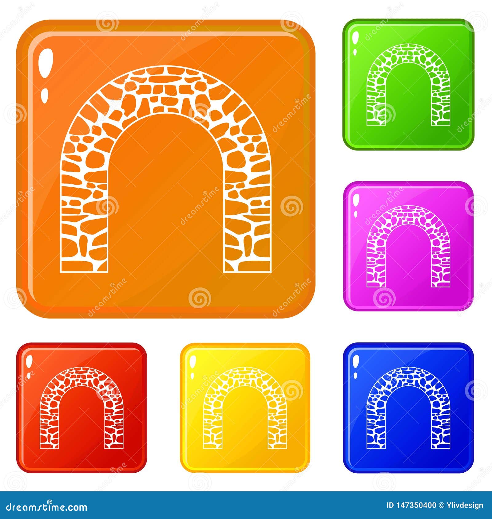 Arch Icons Set Vector Color Stock Vector - Illustration of exterior ... Arch Icons Set Vector Color Stock Vector - Illustration of exterior ...