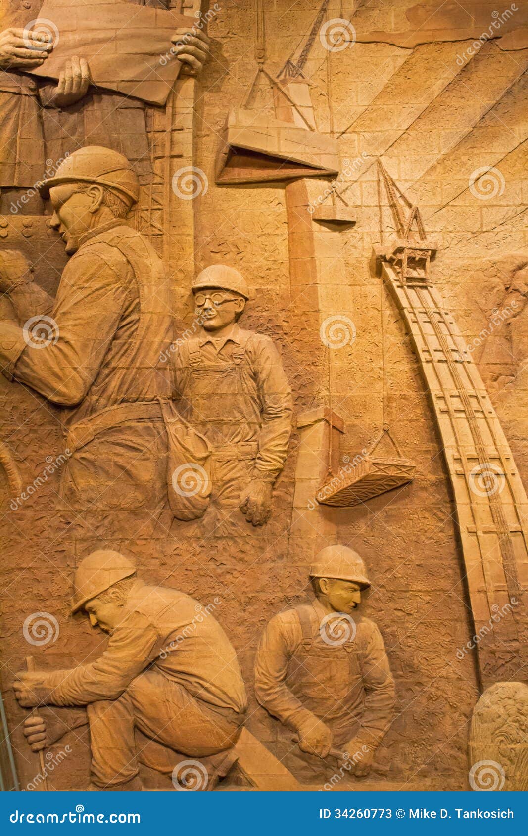 Arch Iron Worker Wall stock image. Image of brown, industrial - 34260773