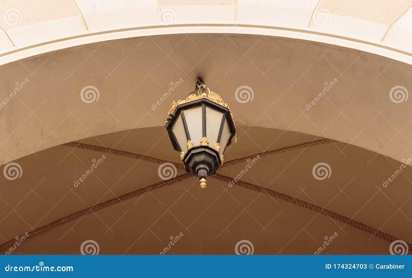 Arch and lantern stock image. Image of east, architecture - 174324703