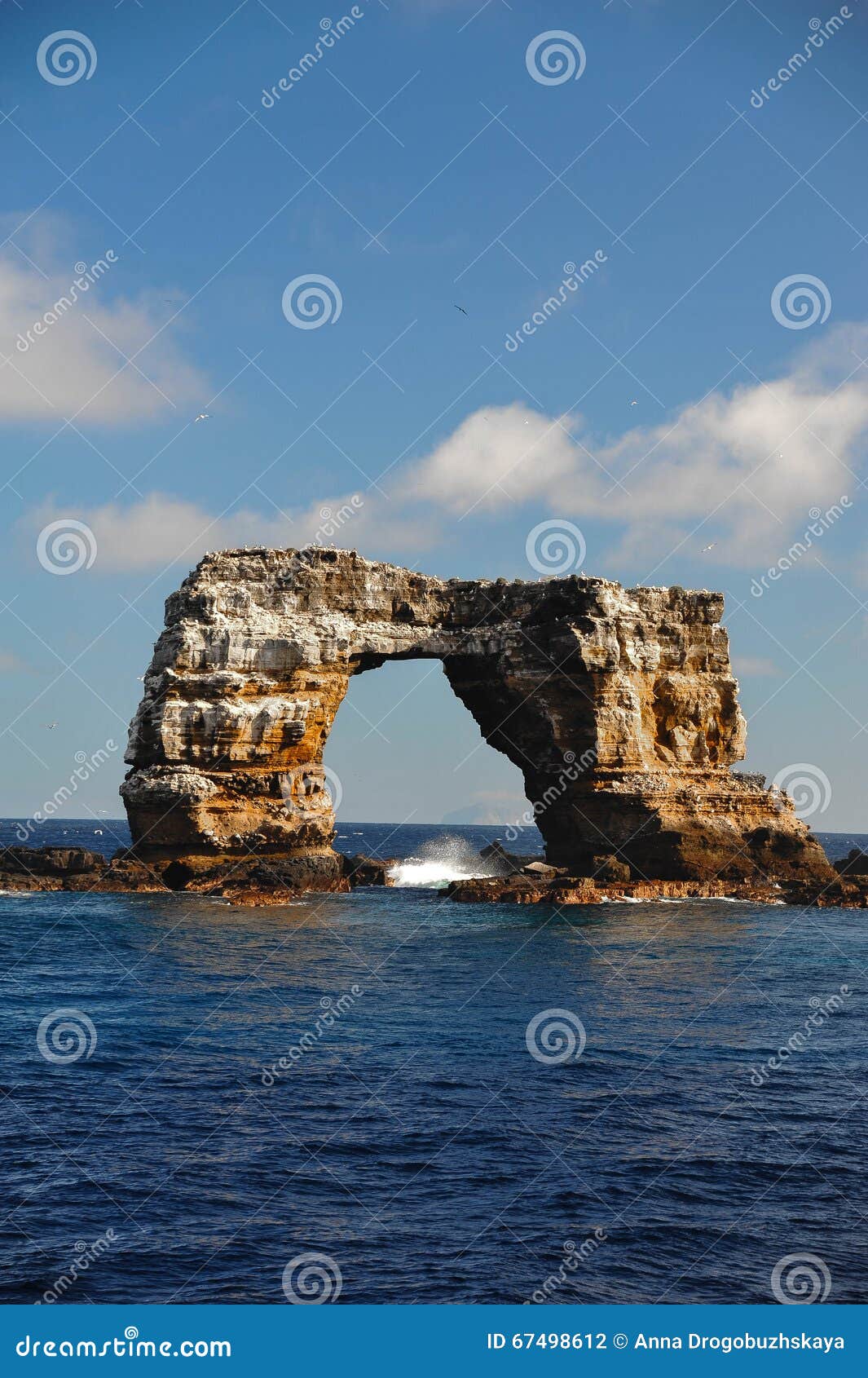 Arch in the Middle of the Ocean. Stock Photo - Image of nature, blue ...