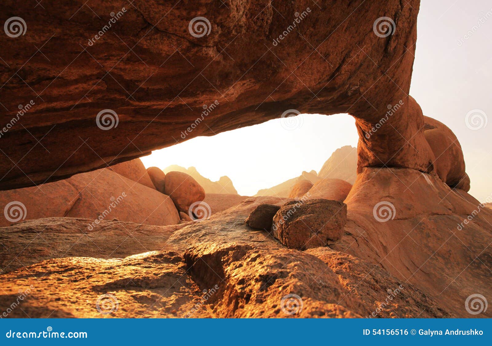 Arch in the Namibia stock photo. Image of park, mount - 54156516