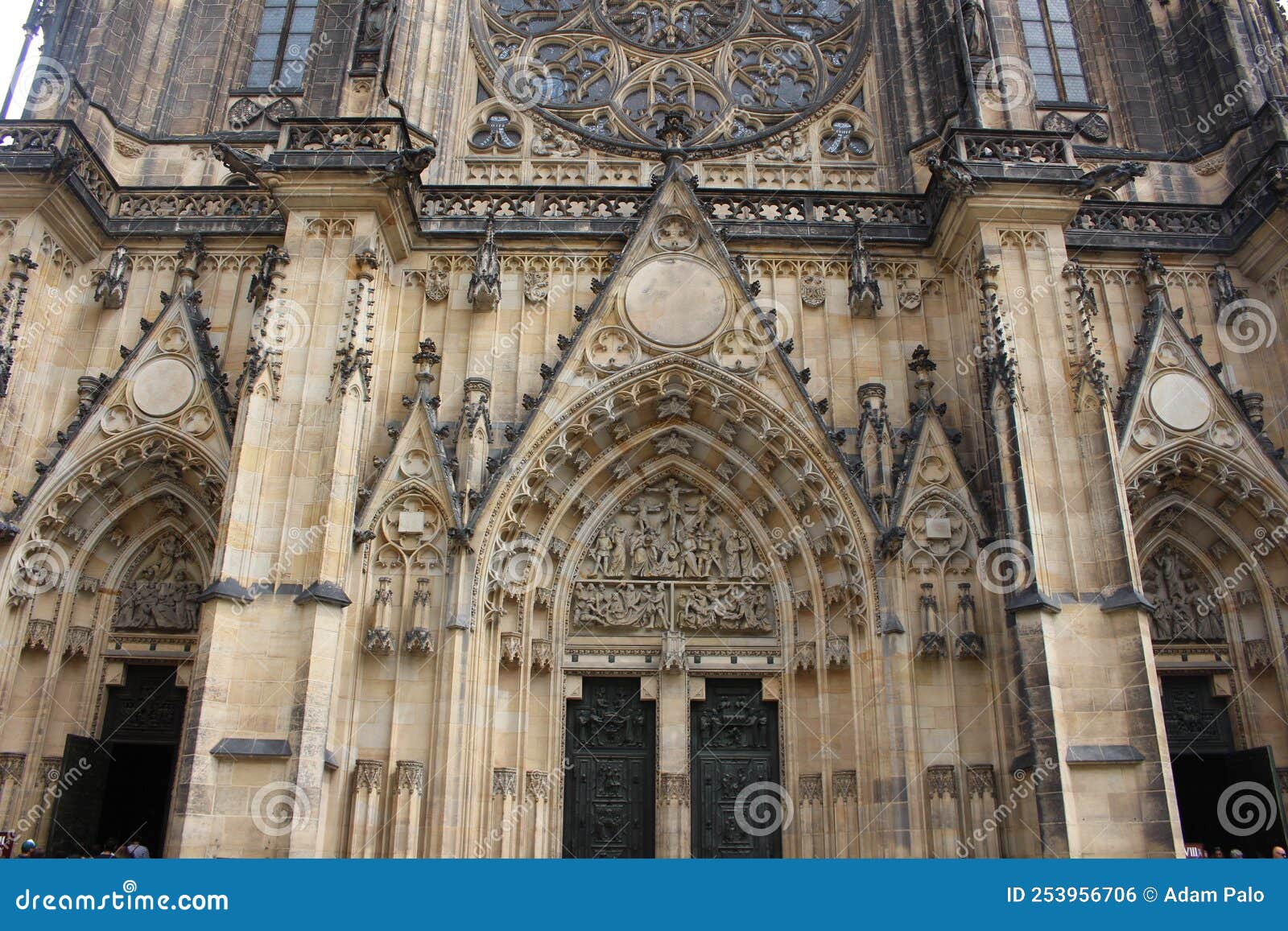 Arch from Gothic Building in Prague Stock Photo - Image of prague ...
