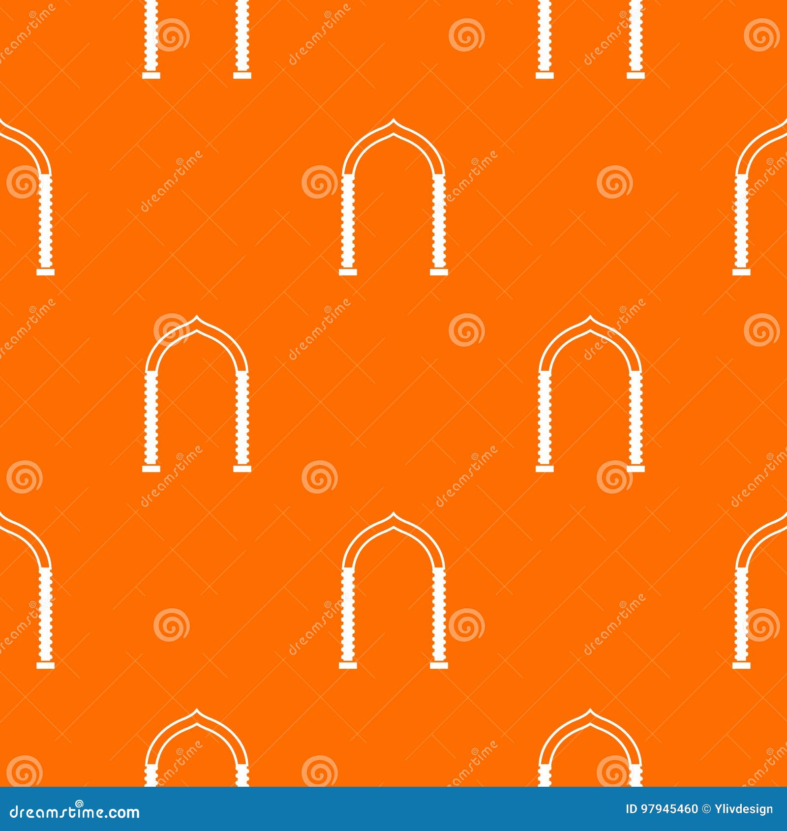 Arch pattern seamless stock vector. Illustration of gateway - 97945460