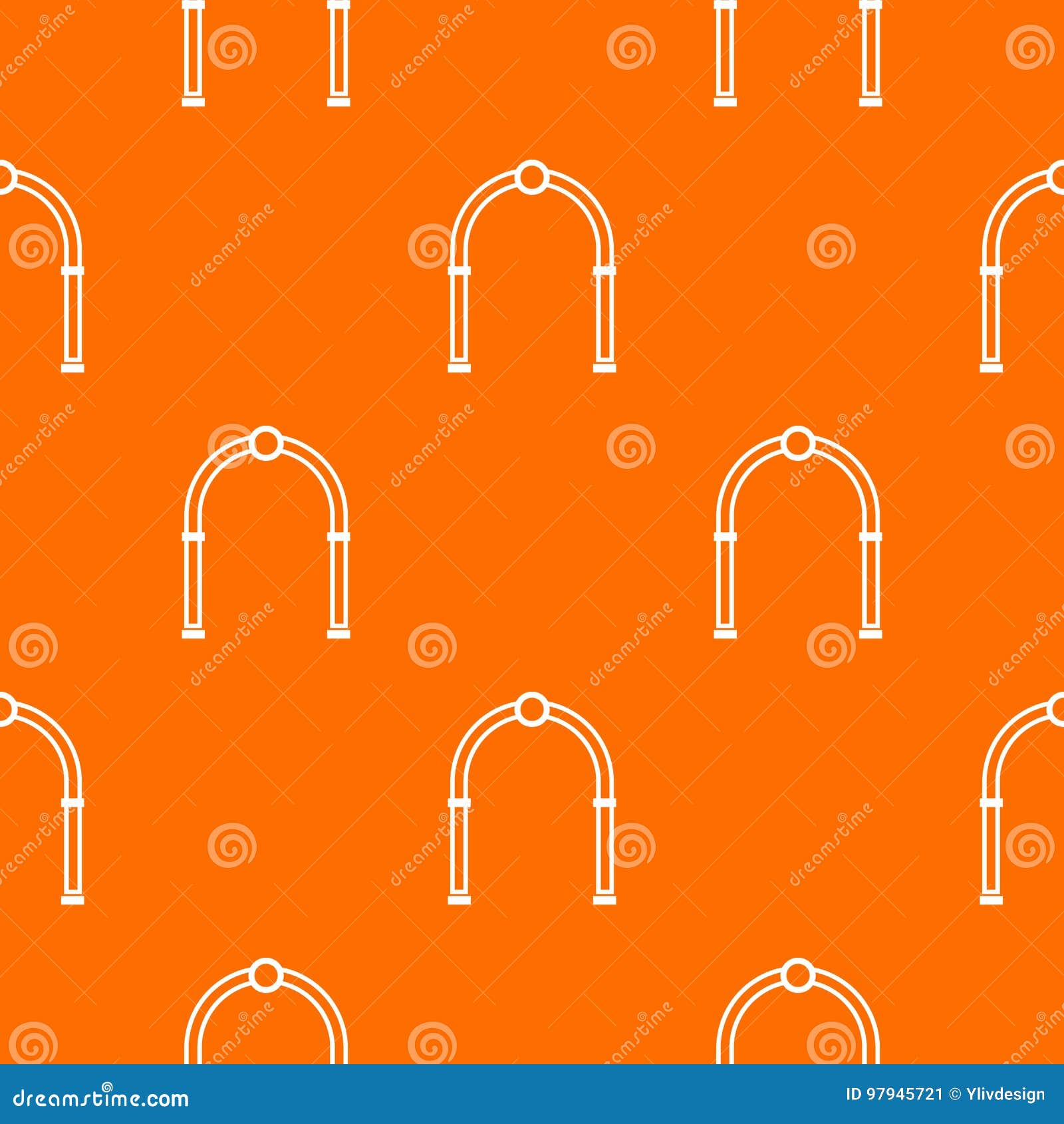 Arch pattern seamless stock vector. Illustration of classic - 97945721