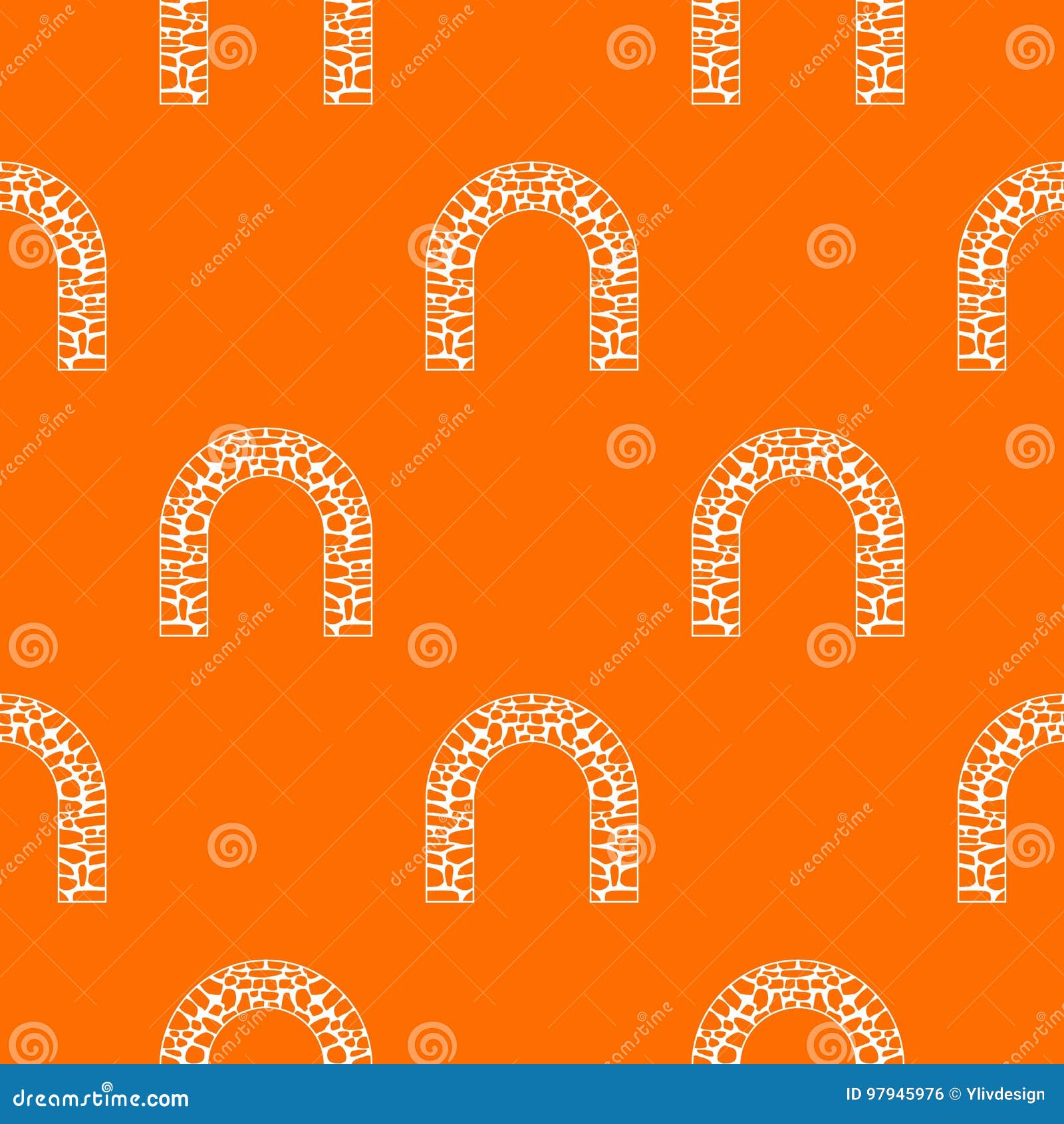 Arch pattern seamless stock vector. Illustration of antique - 97945976