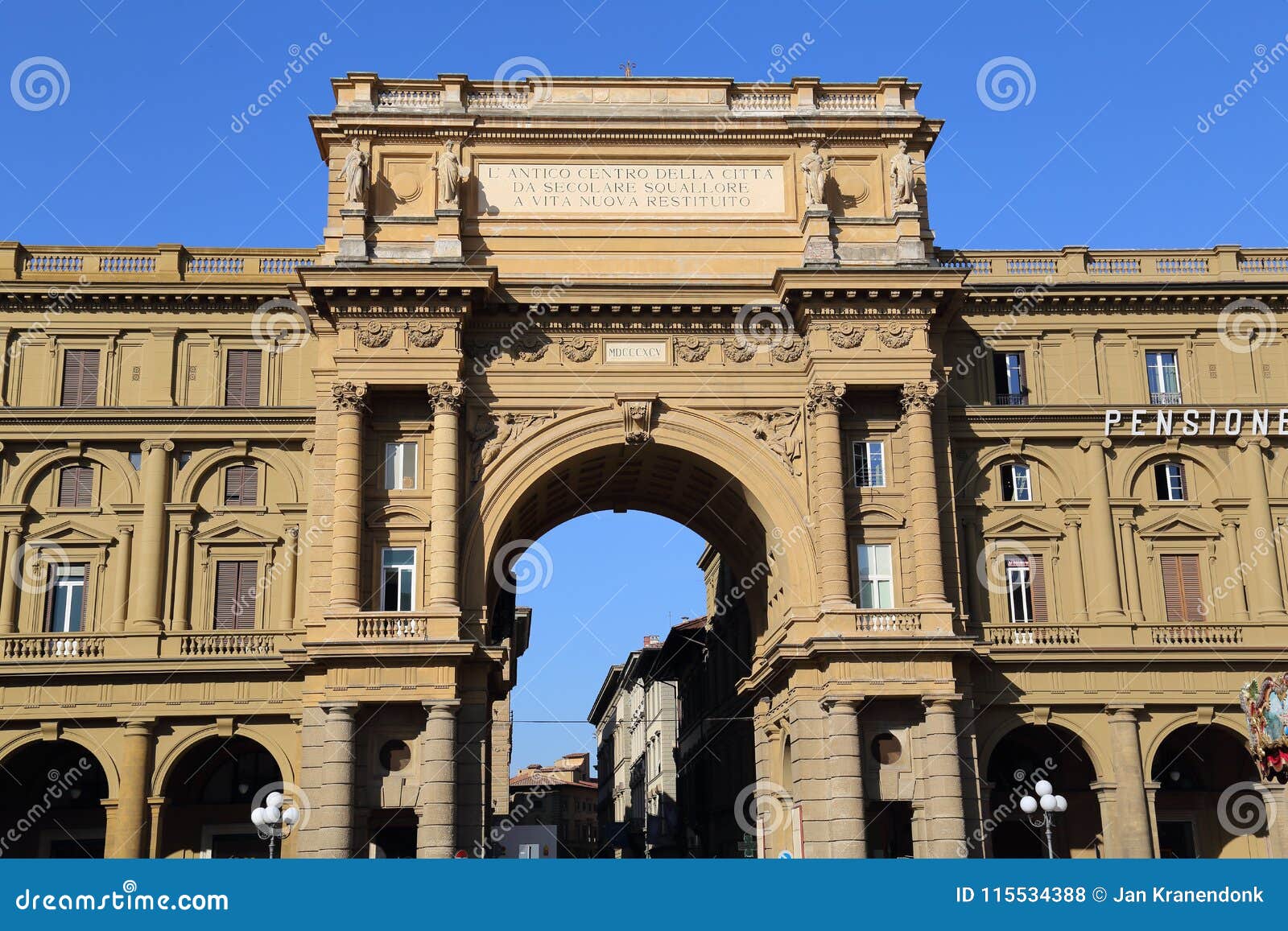The Arch in Florence, Italy Stock Photo - Image of renaissance ...