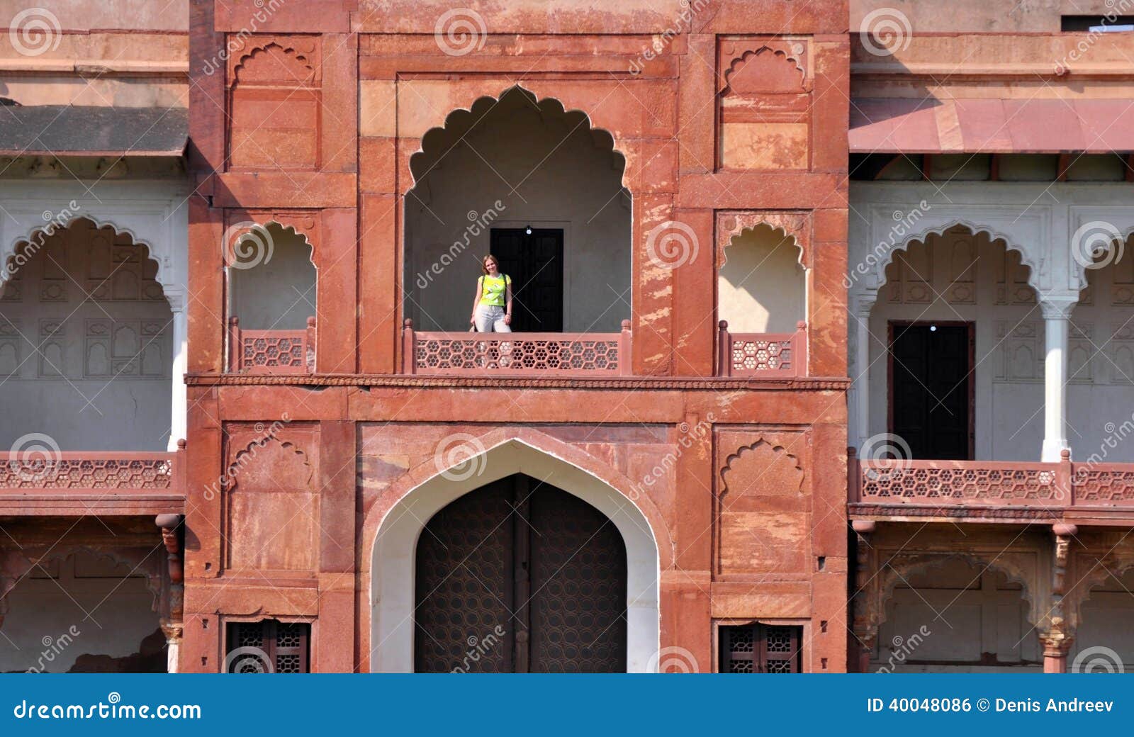 In the arch stock photo. Image of building, casual, asian - 40048086