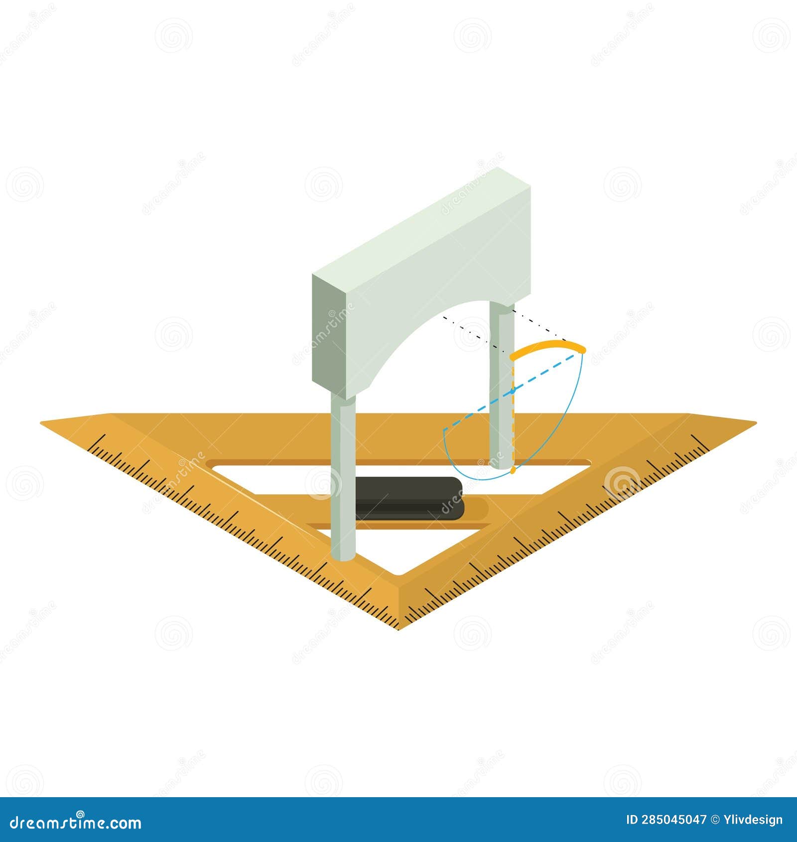 Arch Project Icon Isometric Vector. Volumetric Arch Project and ...