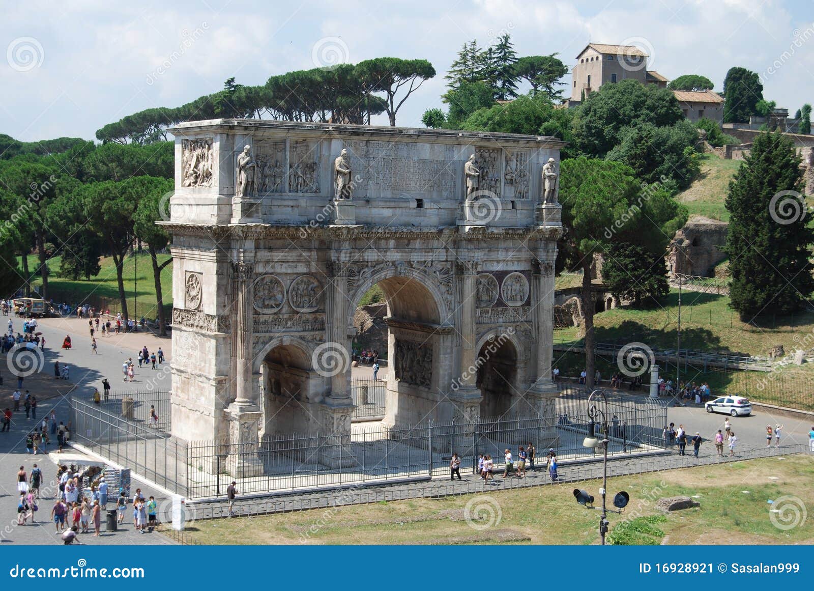 Arch in Rome stock image. Image of historic, rome, emperor - 16928921