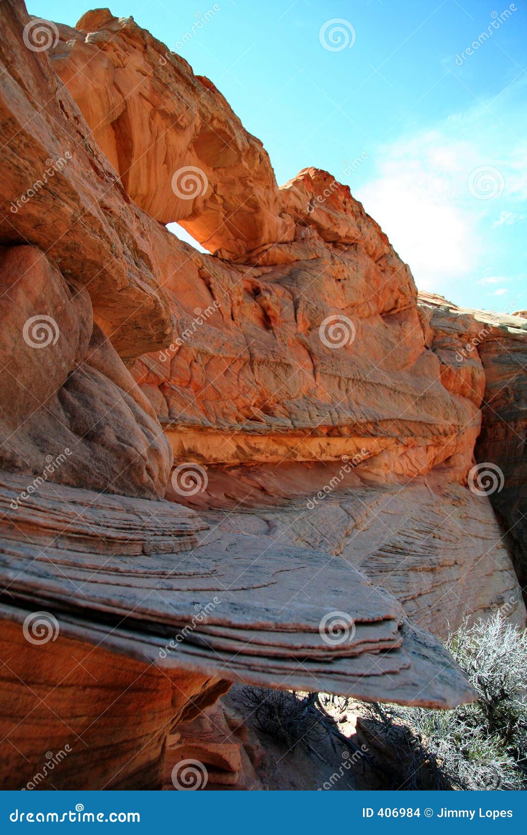 Arch with Sandstone Layers stock photo. Image of grand - 406984