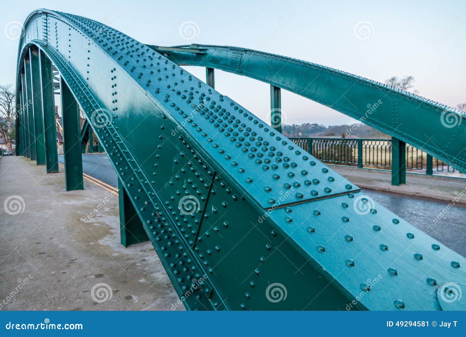Arch Shape Architecture Road Bridge Stock Image - Image of arch, bolts ...