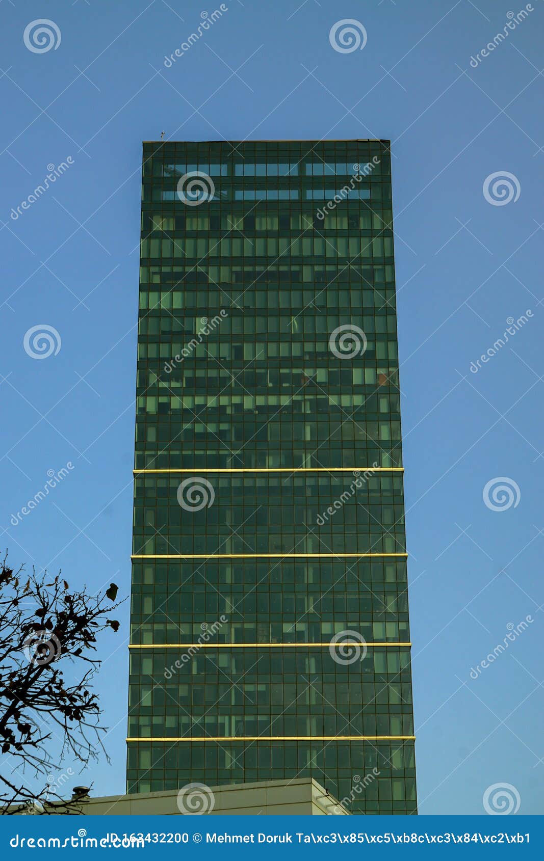 Arch Shaped Skyscraper Futuristic Architecture Details Stock Photo ...