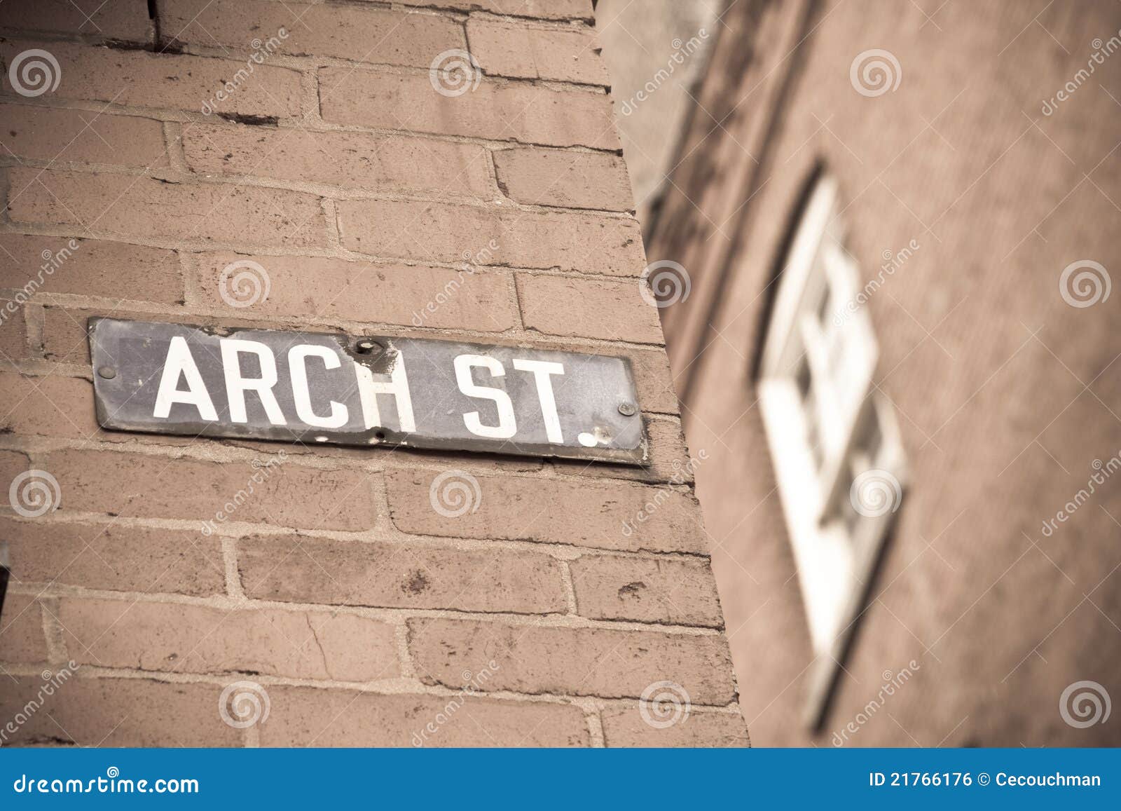 Arch St. Sign stock photo. Image of arch, vignette, address - 21766176