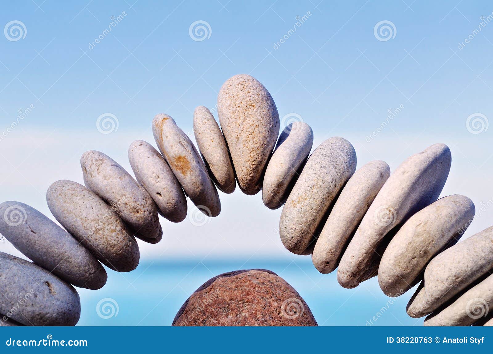 Arch of stones stock image. Image of heap, cairn, boulder - 38220763