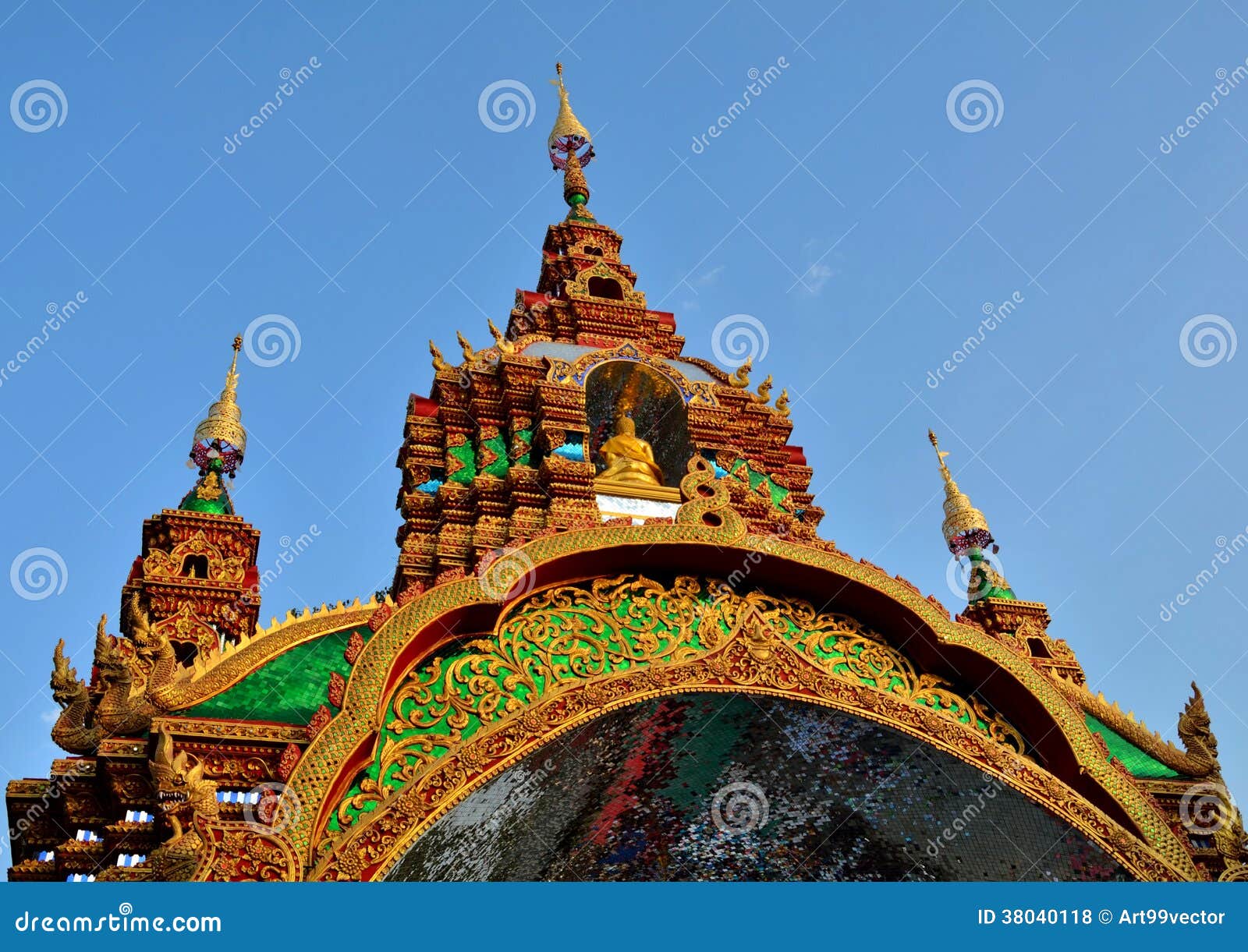 Arch temple stock photo. Image of stained, decorative - 38040118