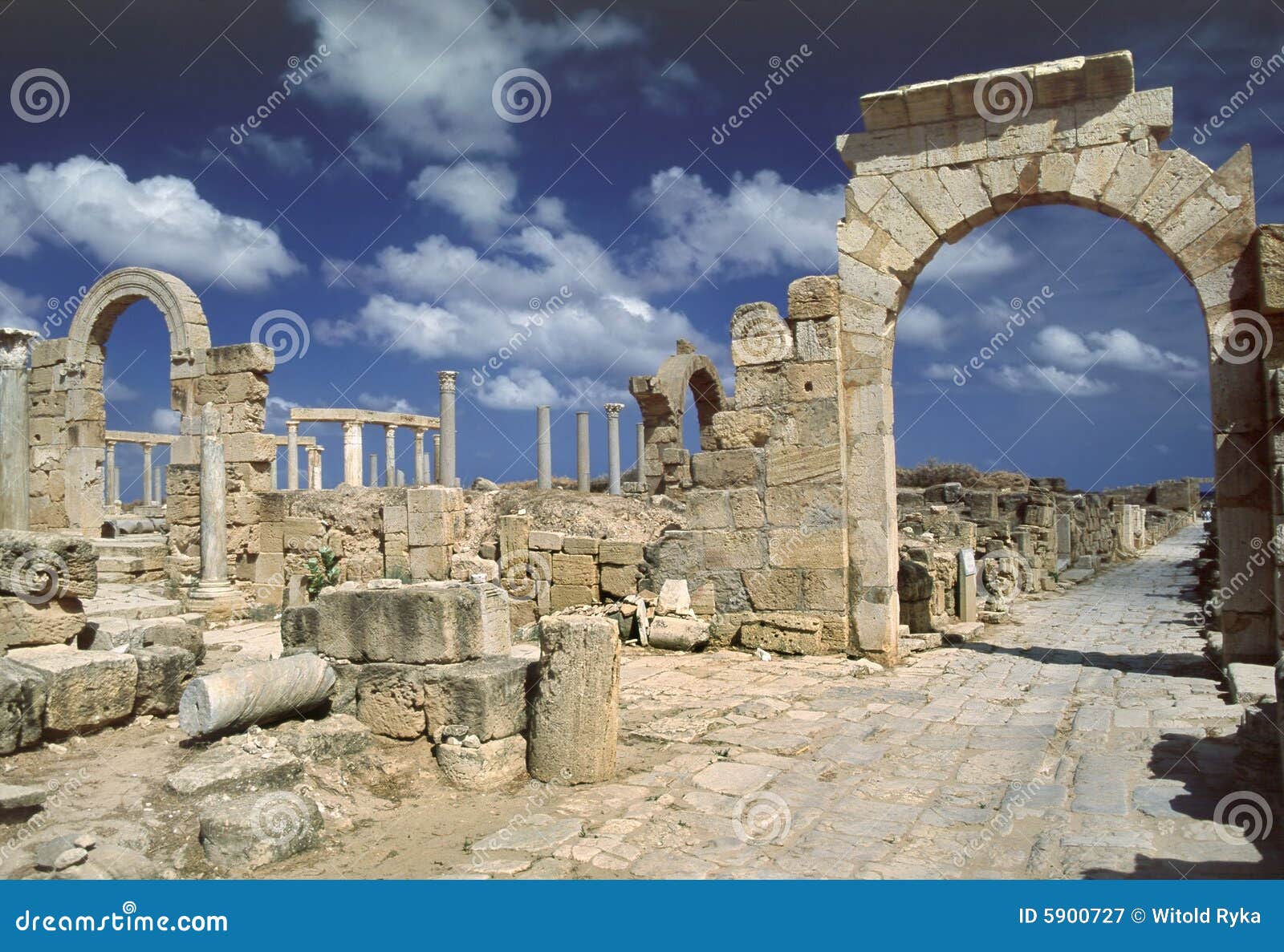 Arch of Tiberius stock image. Image of landmark, roman - 5900727