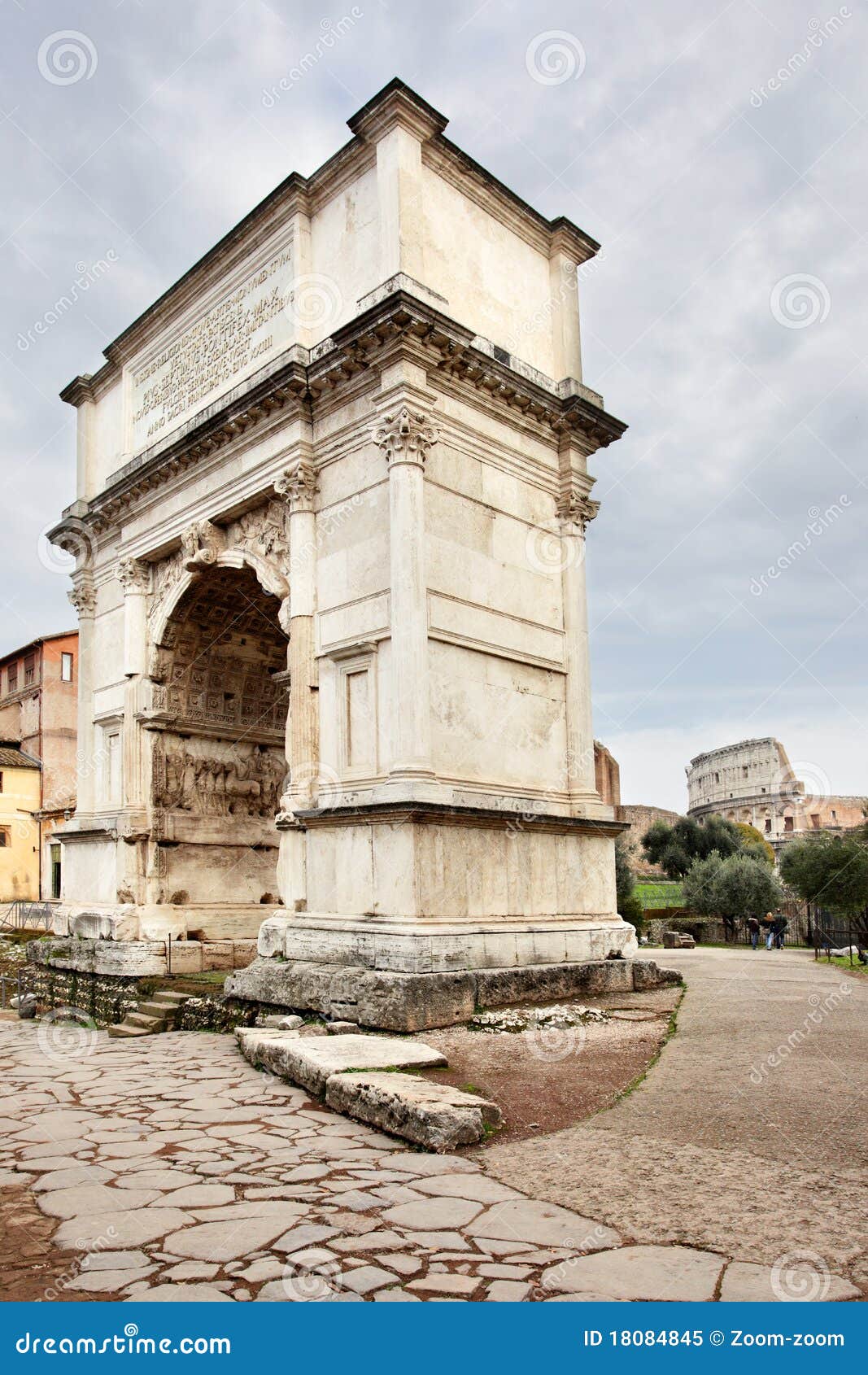 The Arch of Titus stock image. Image of italian, ancient - 18084845