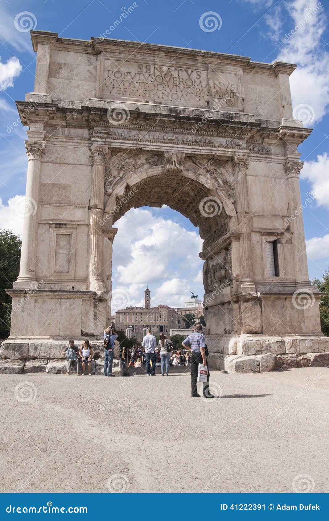 Arch of Titus editorial photo. Image of antique, italy - 41222391