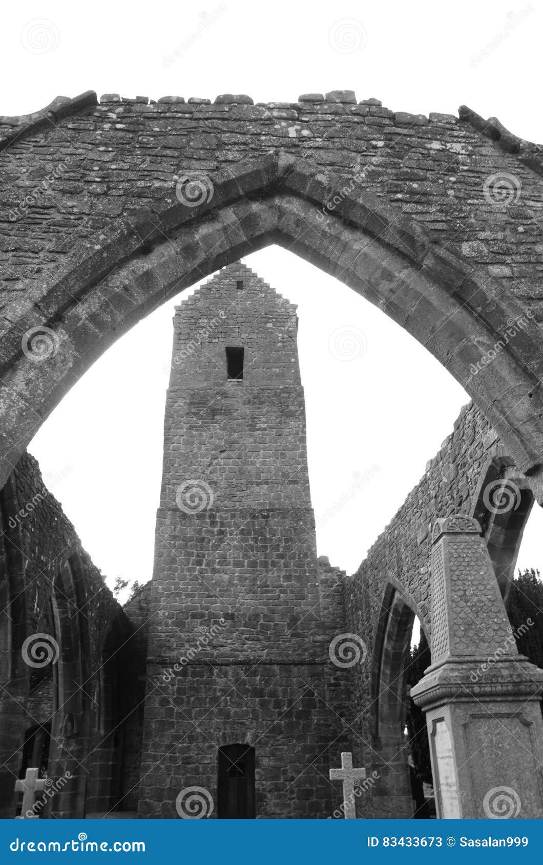 Arch and Tower stock image. Image of pillar, ground, religion - 83433673