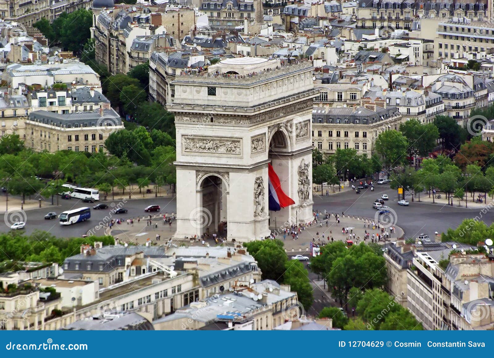 Arch of triumph stock image. Image of destinations, elysian - 12704629