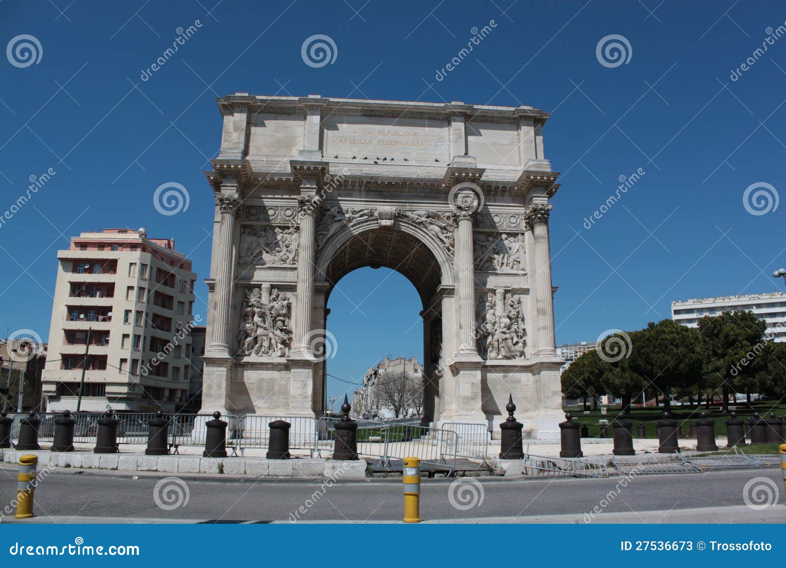 Arch of Triumph stock image. Image of century, independence - 27536673