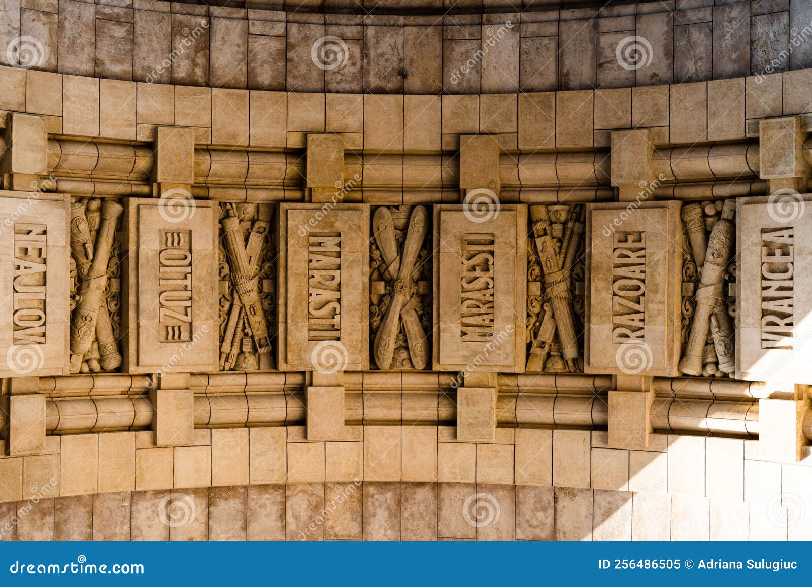 Arch of Triumph Arcul De Triumf Stock Image - Image of bucuresti ...
