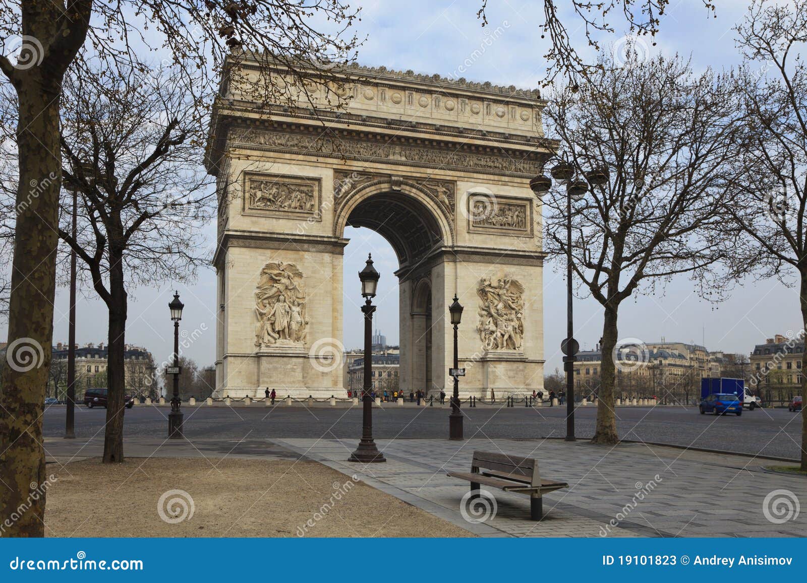 Arch Of Triumph, Paris, France Stock Photos - Image: 19101823