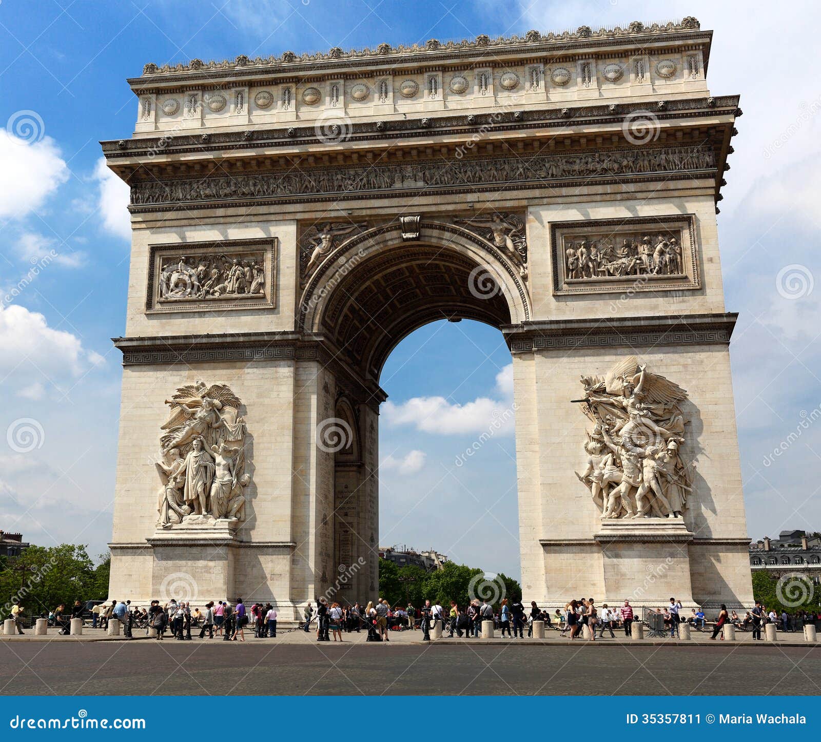 Arch of Triumph, Paris editorial photo. Image of architecture - 35357811
