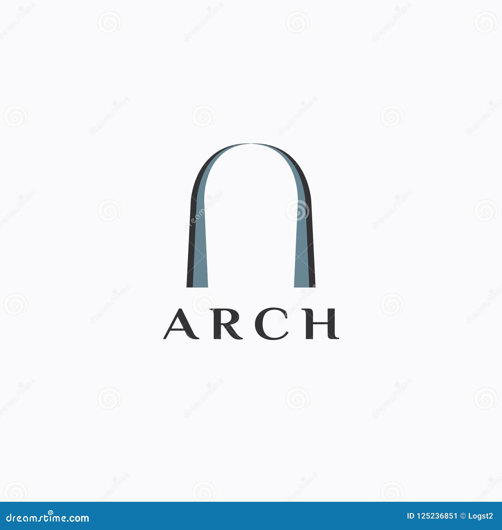 Arch Vector Logo. Arch Icon Stock Vector - Illustration of finance ...