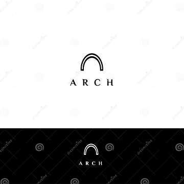 Arch vector logo. stock vector. Illustration of isolated - 107799396