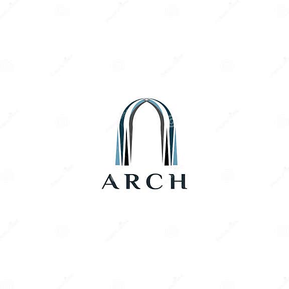 Arch Vector Logo. Arch Icon Stock Vector - Illustration of icon ...