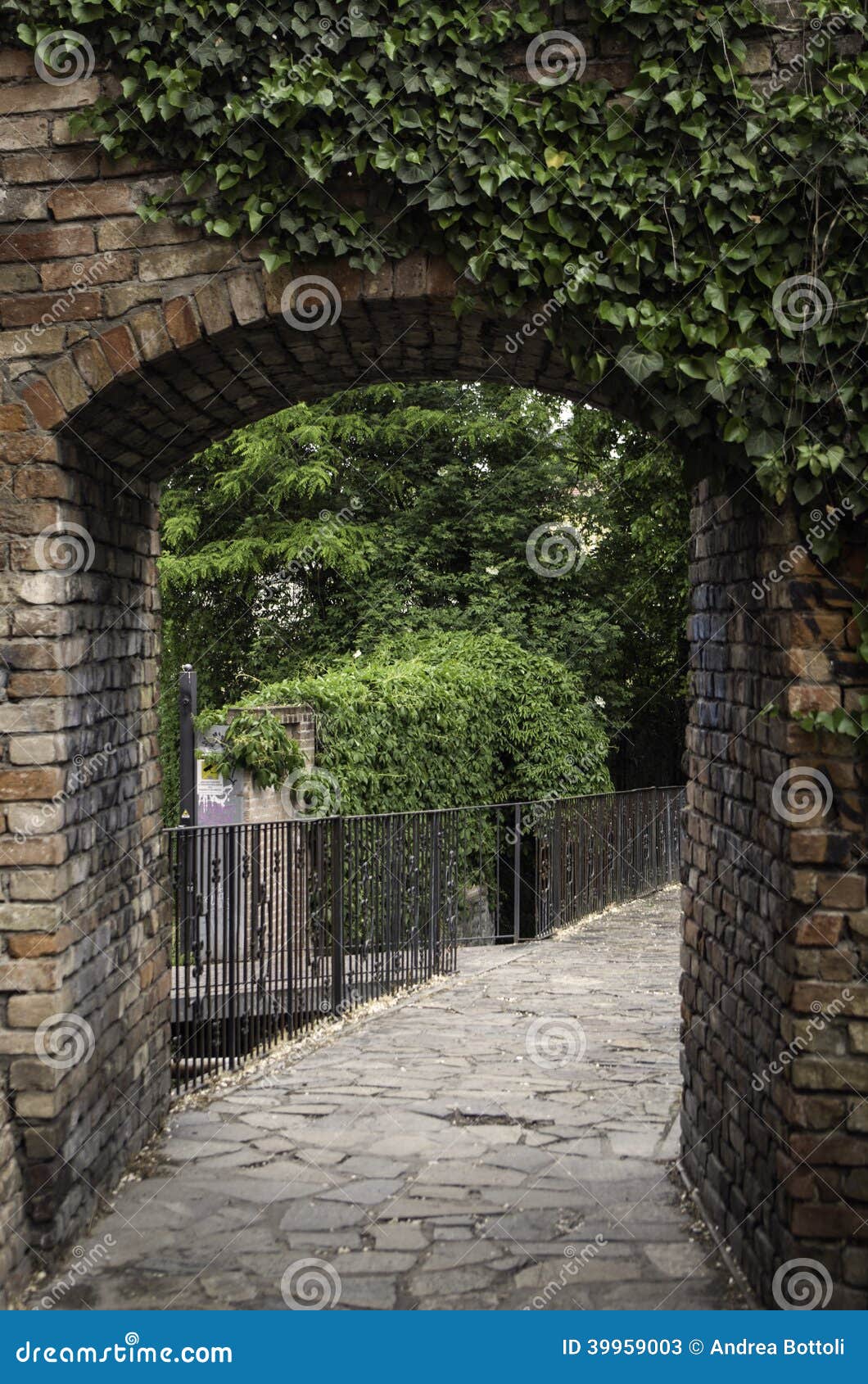 Arch view stock image. Image of town, grass, arch, outdoor - 39959003