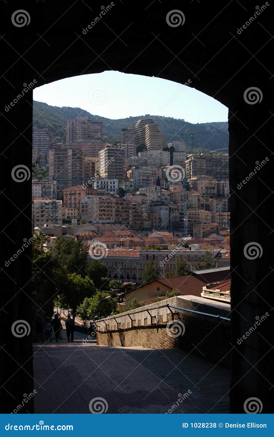 Arch View, Monaco stock photo. Image of monaco, urban - 1028238