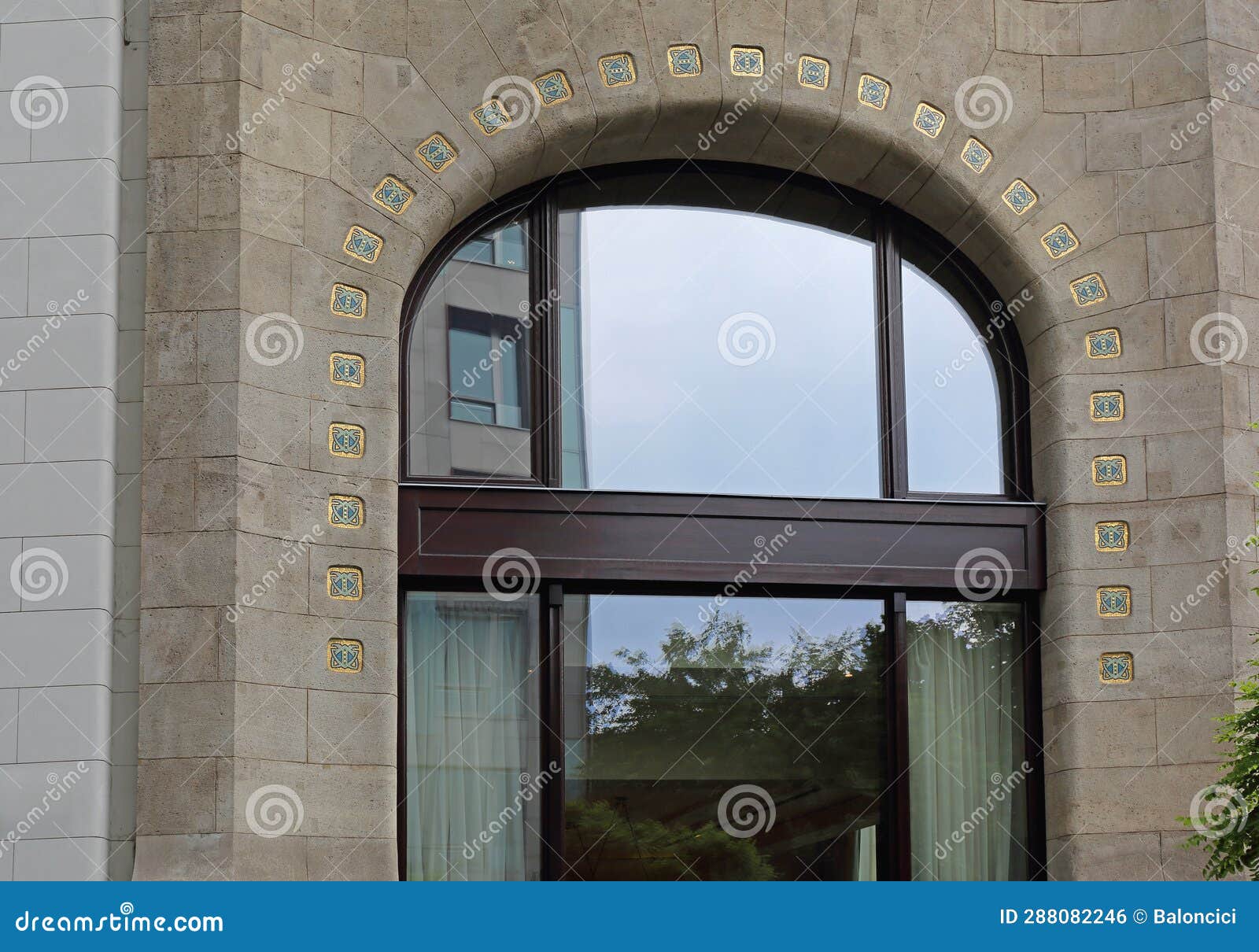 Arch Window Budapest stock photo. Image of building - 288082246