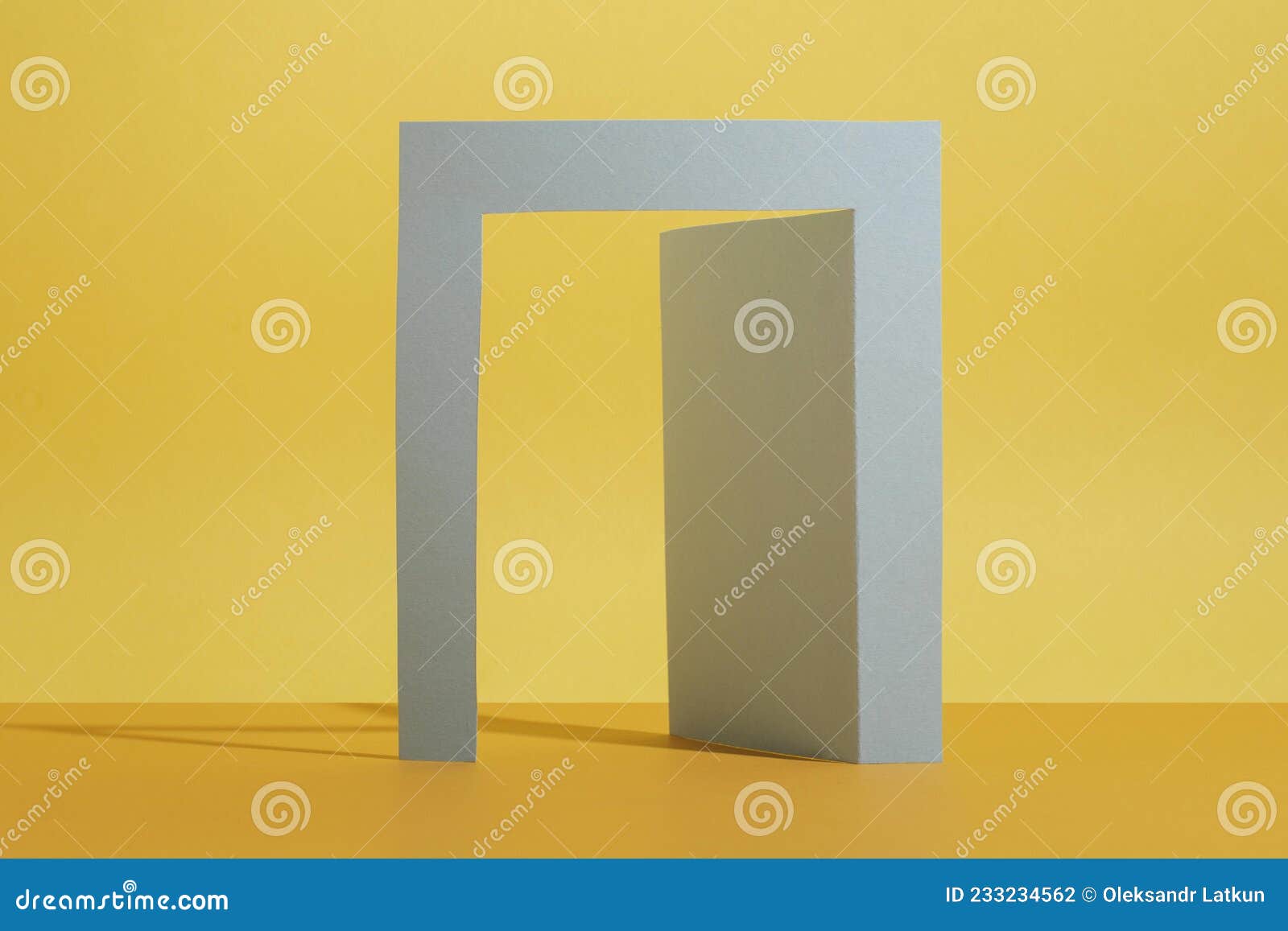 Arch with Yellow Background. High Quality Photo Stock Photo - Image of ...