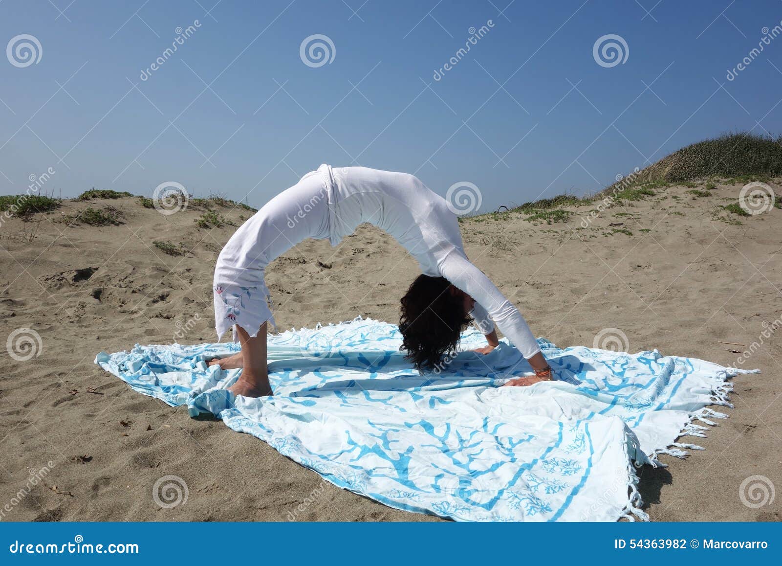 Arch yoga pose stock photo. Image of fitness, exercise - 54363982