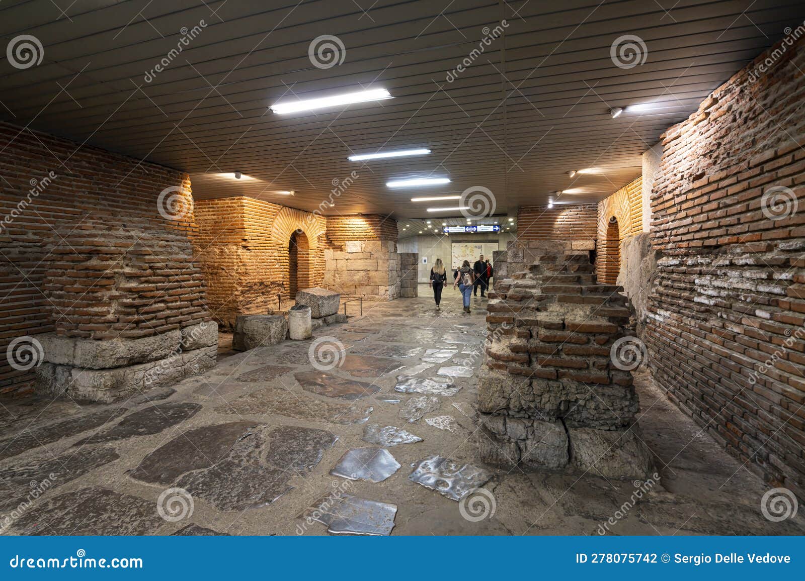 Archaeological Complex of Ancient Serdika in Sofia, Bulgaria Editorial ...