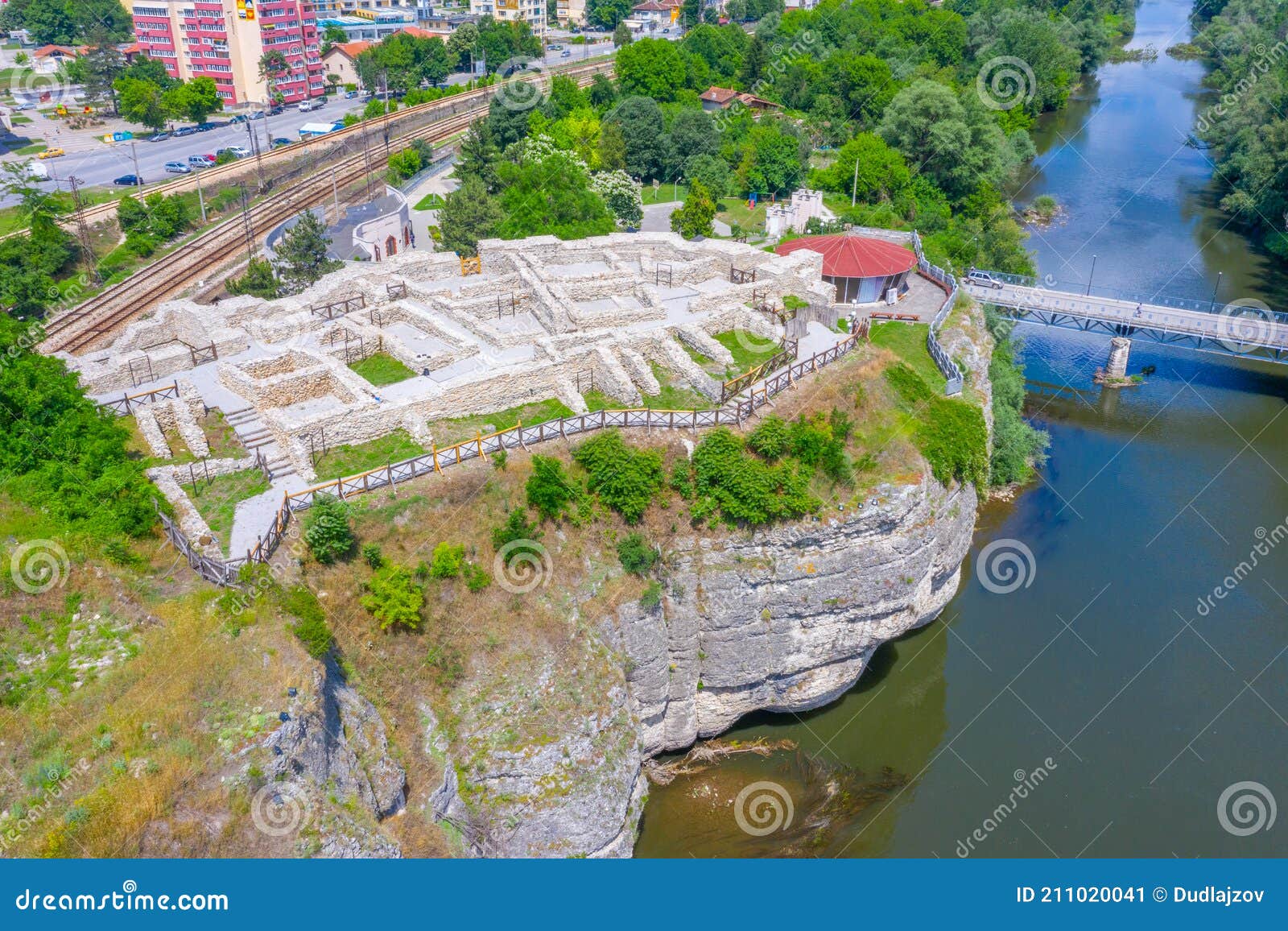 Archaeological Complex Citadel in Bulgarian Town Mezdra Stock Image ...