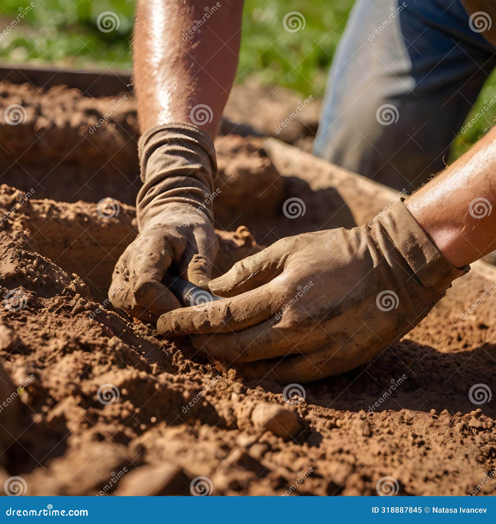 Archaeological Excavations, Archaeologists Work, Dig Up an Ancient Clay ...