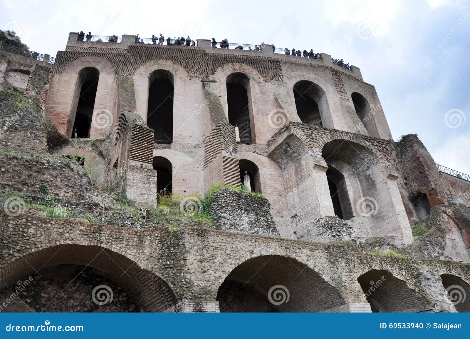 Archaeological Excavations In The Roman Forum Rome Italy Editorial