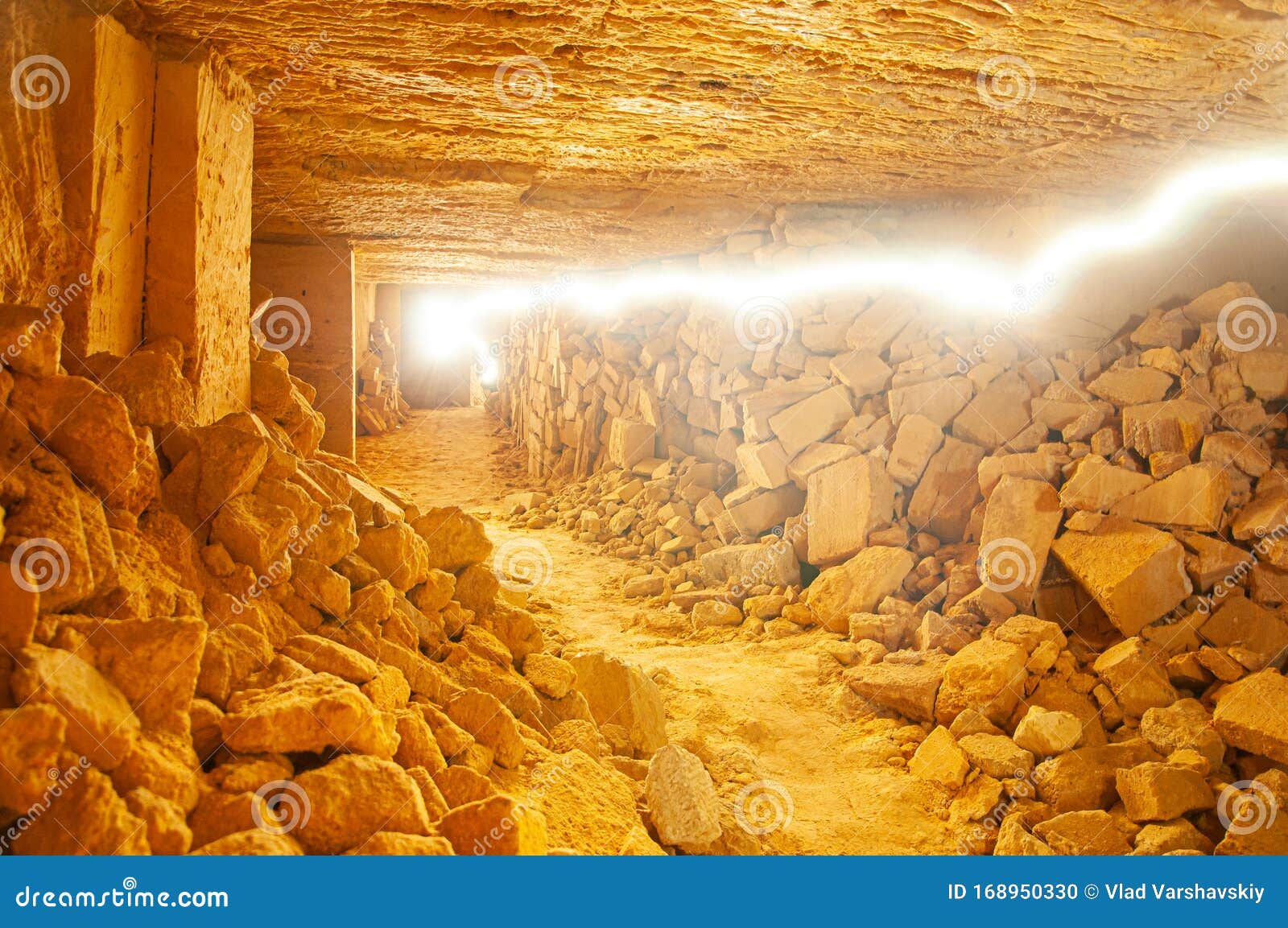 Archaeological Excavations in Underground Labyrinths. Gloomy Places ...